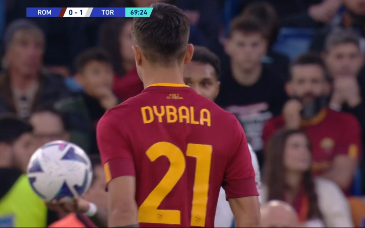 Roma, contro il Torino è tornato in campo Dybala