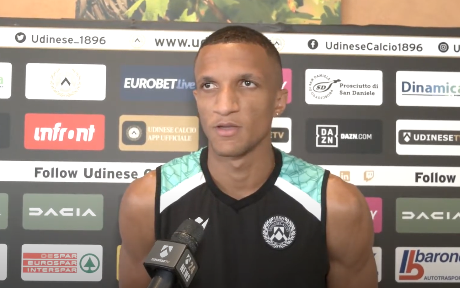 Udinese, Becao: "Il mio sogno è la Premier"