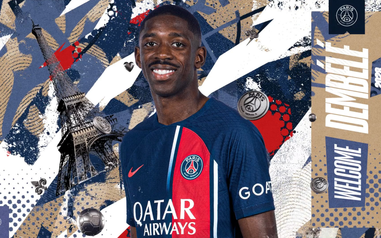 Psg, ufficiale Dembele e il messaggio a sorpresa di Mbappe