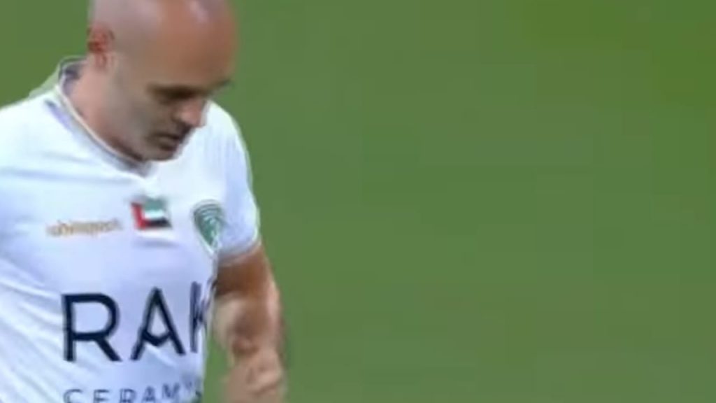 Clamoroso Iniesta: non gli era mai successo in carriera